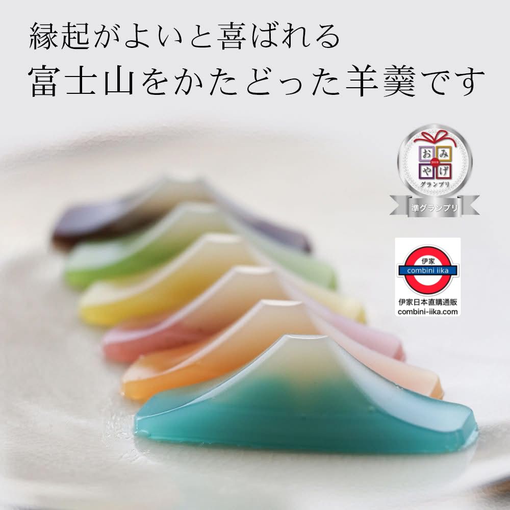 日本富士春吉 富士山羊羹 6入 – 伊家日本直購通販 iika Store